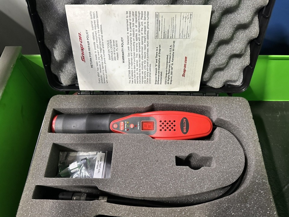 Snap on Refrigerant Gas Heated Sensor Leak Detector ACT785B | eBay