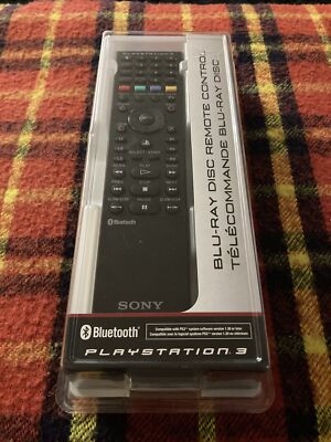 FACTORY SEALED Sony PlayStation 3 PS3 Remote Control Bluetooth Blu-Ray ...