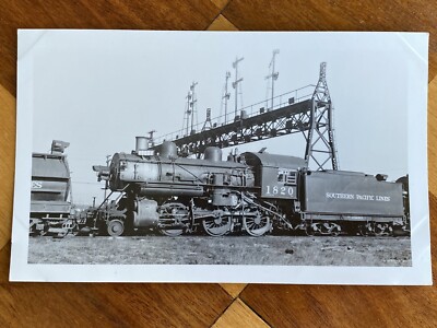 Southern Pacific Railroad Train Engine Locomotive No. 1820 Antique ...