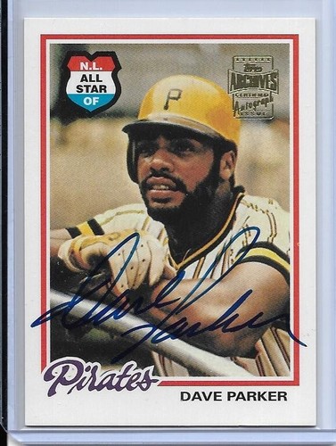 2002 TOPPS ARCHIVES DAVE PARKER AUTOGRAPH AUTO PITTSBURGH PIRATES | eBay
