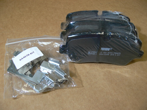 LAND ROVER REAR BRAKE PADS NEW DISCOVERY 17 RANGE ROVER 13 R.R SPORT 14 ...