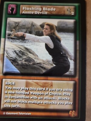 Highlander CCG 1st edition Annie Devlin Flashing Blade | eBay