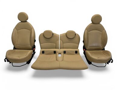 Mini Cooper Sports Seats Tuscan Beige Leather T6E4 2007-2014 R56 R55 ...