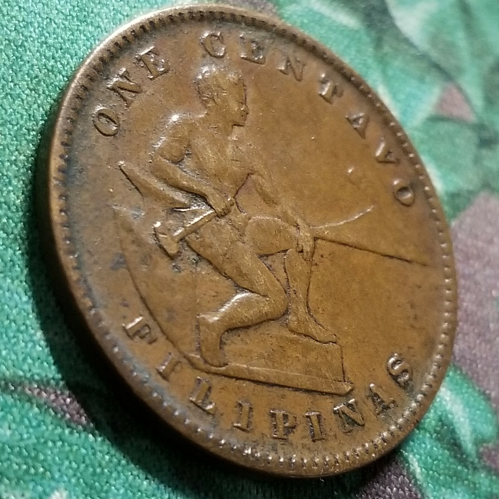 1909-S 1 Centavo Philippines US Territory San Francisco Mint Bronze ...