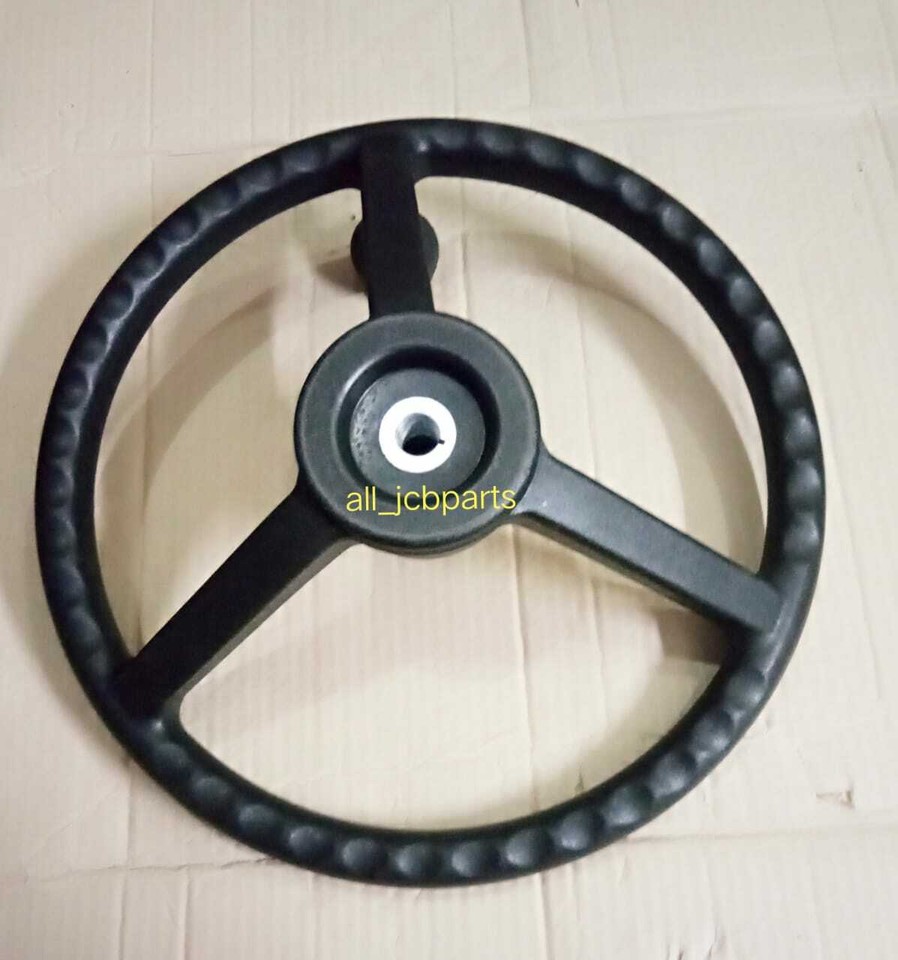 Genuine Jcb Steering Wheel With Knob (Part No. 125/34900 125/35000 333 ...