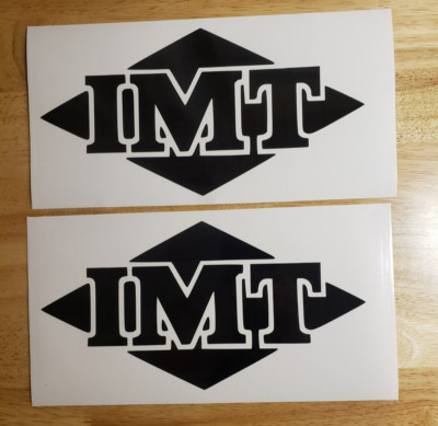IMT SERVICE CRANE CRANE BLACK DECAL STICKERS (2) 11X5.7" DIE CUT USA | eBay