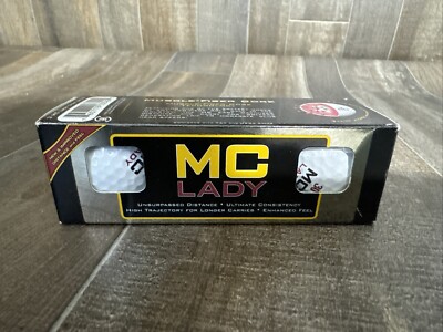 MC Lady Golf Balls 1 Box of 3 - Soft Surlyn Cover Muscle-Fiber Core | eBay