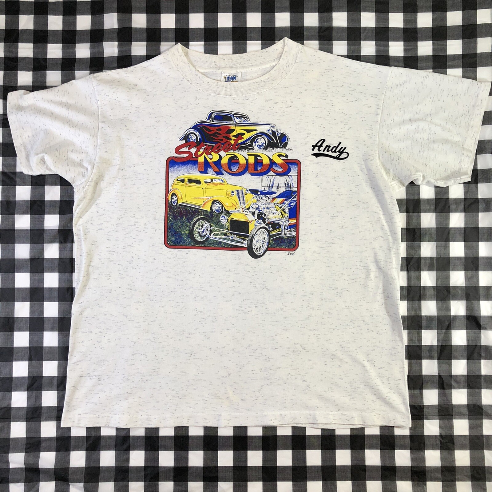 Hot Rod Street Race Car Andy Racing Heather Vintage T… - Gem