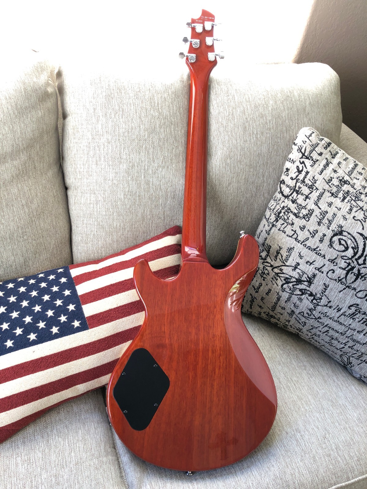 Cort M600 M Series Double Cutaway HH with Flame Maple Top 2002 - Cherry ...