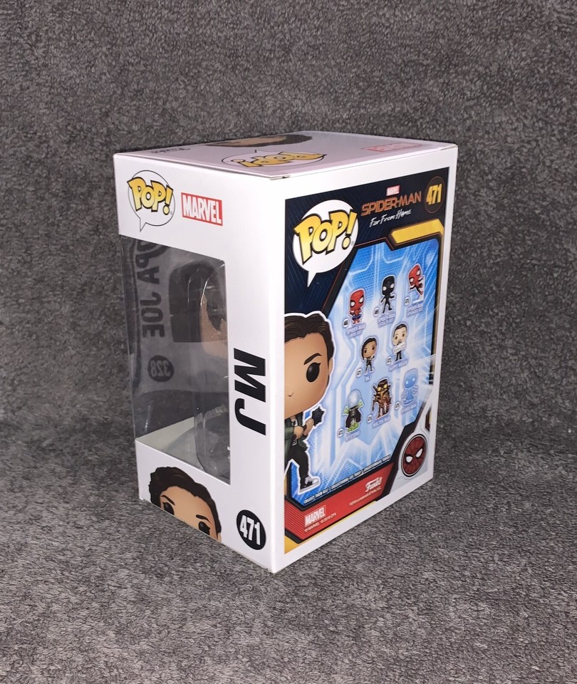 FUNKO POP MARVEL - No. 471 - NEW - SPIDER-MAN FAR FROM HOME - MJ | eBay UK