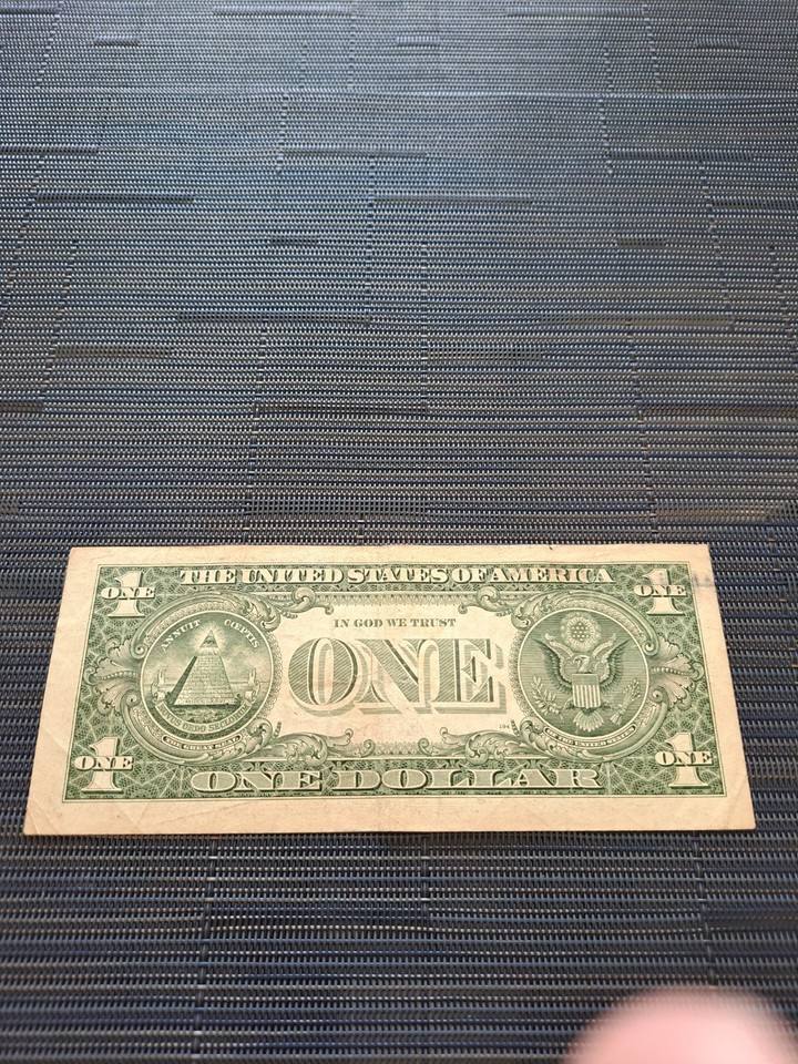2006 $1.00 Dollar Fancy Serial Number Bill E 04-44444 D six 4's 5 in ...