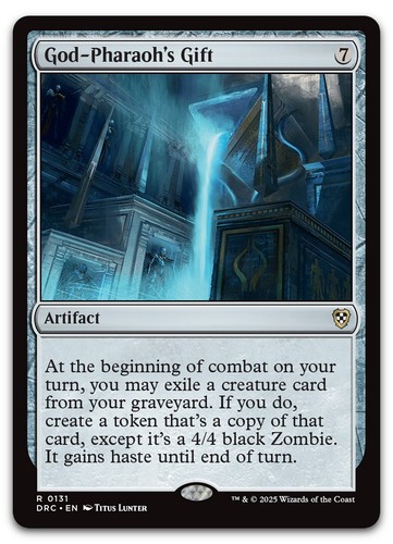 God-Pharaoh's Gift #131 (NM) Aetherdrift DRC Magic MTG | eBay