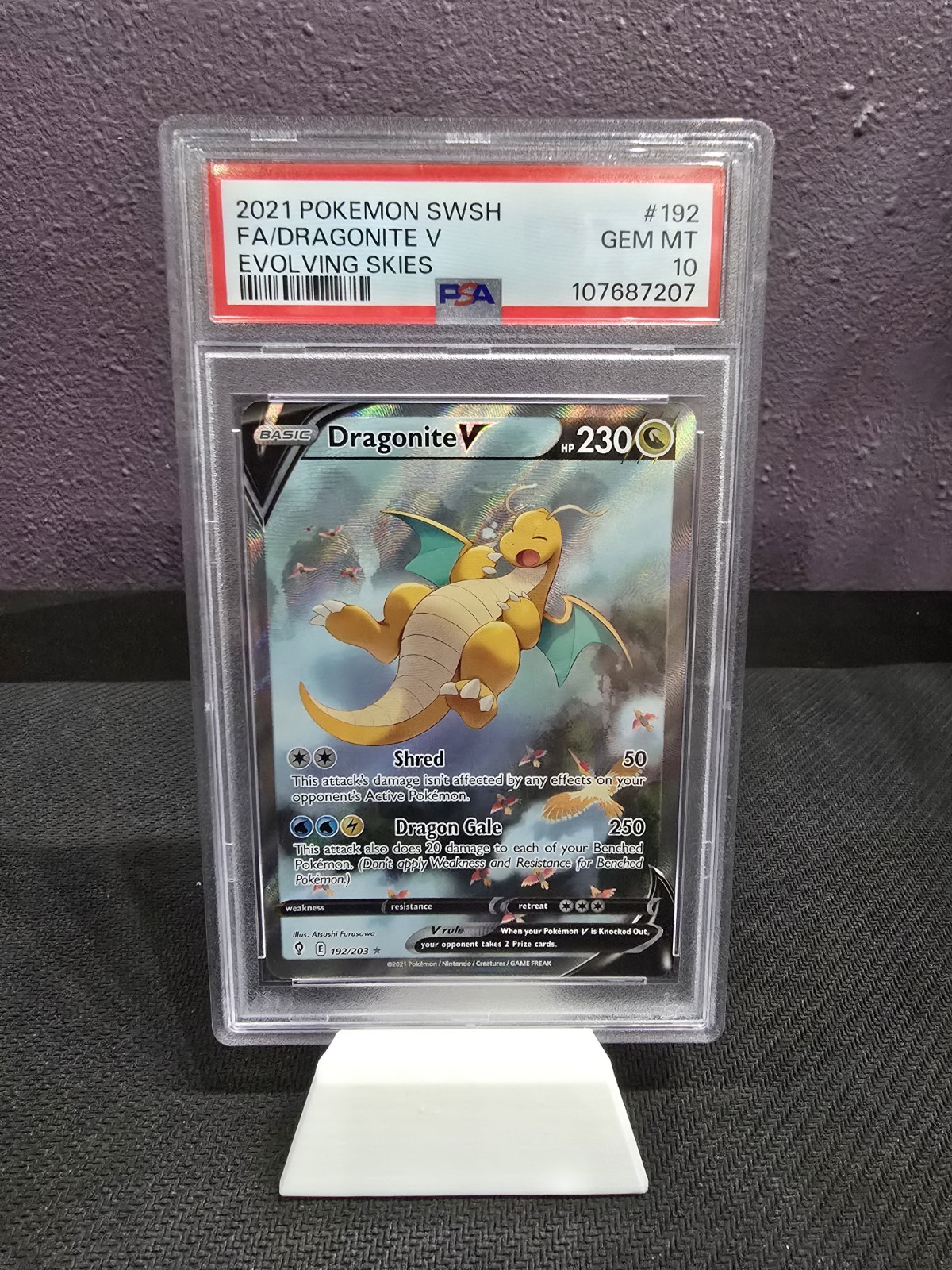 Dragonite V 2021 Sword & Shield: Evolving Skies #192/203 Holo ...