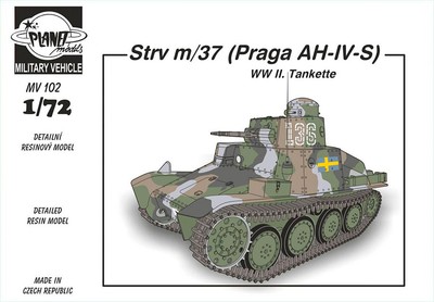CMK 1/72 WWII Strv m/37 (Praga AH-IV-S) Tankette Full resin kit | eBay
