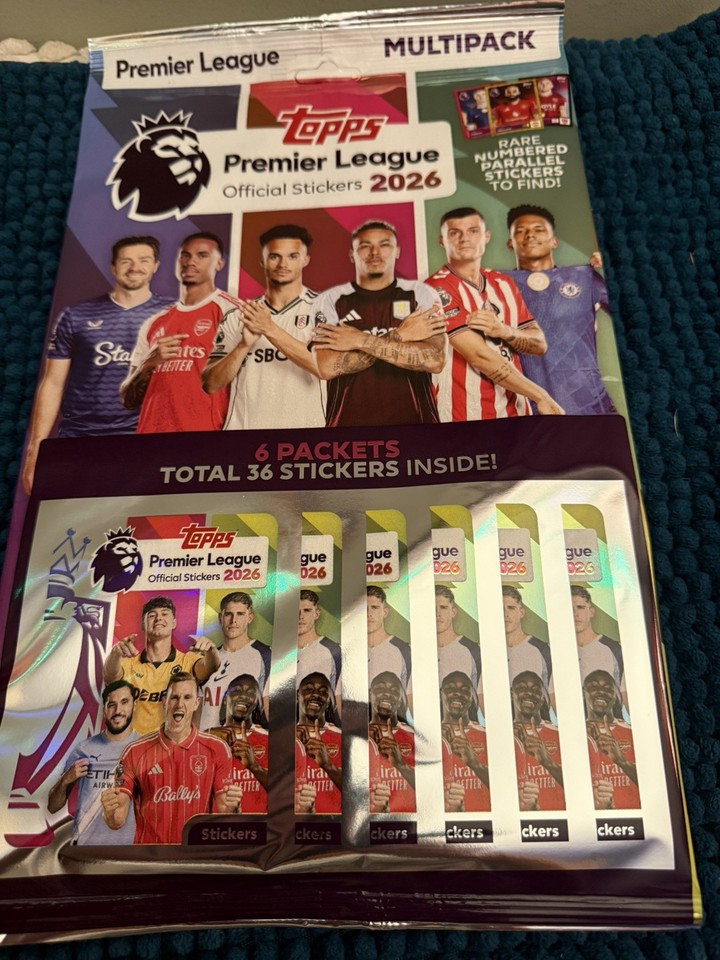 Topps Premier League 2026 Official Sticker Collection Bundle | eBay UK