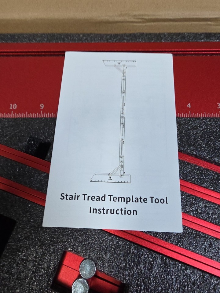 Stair Tread Template Tool - Solid Stair Tread Gauge, Stair Tools for ...