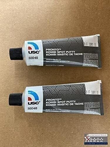 2 Tubes USC 32046 Pronto Kombi Spot Putty 5 OZ Tube Fill Pinholes ...