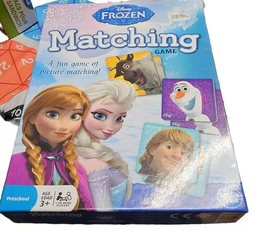 Disney Frozen matching game card game preschool elsa kristoff olaf anna ...