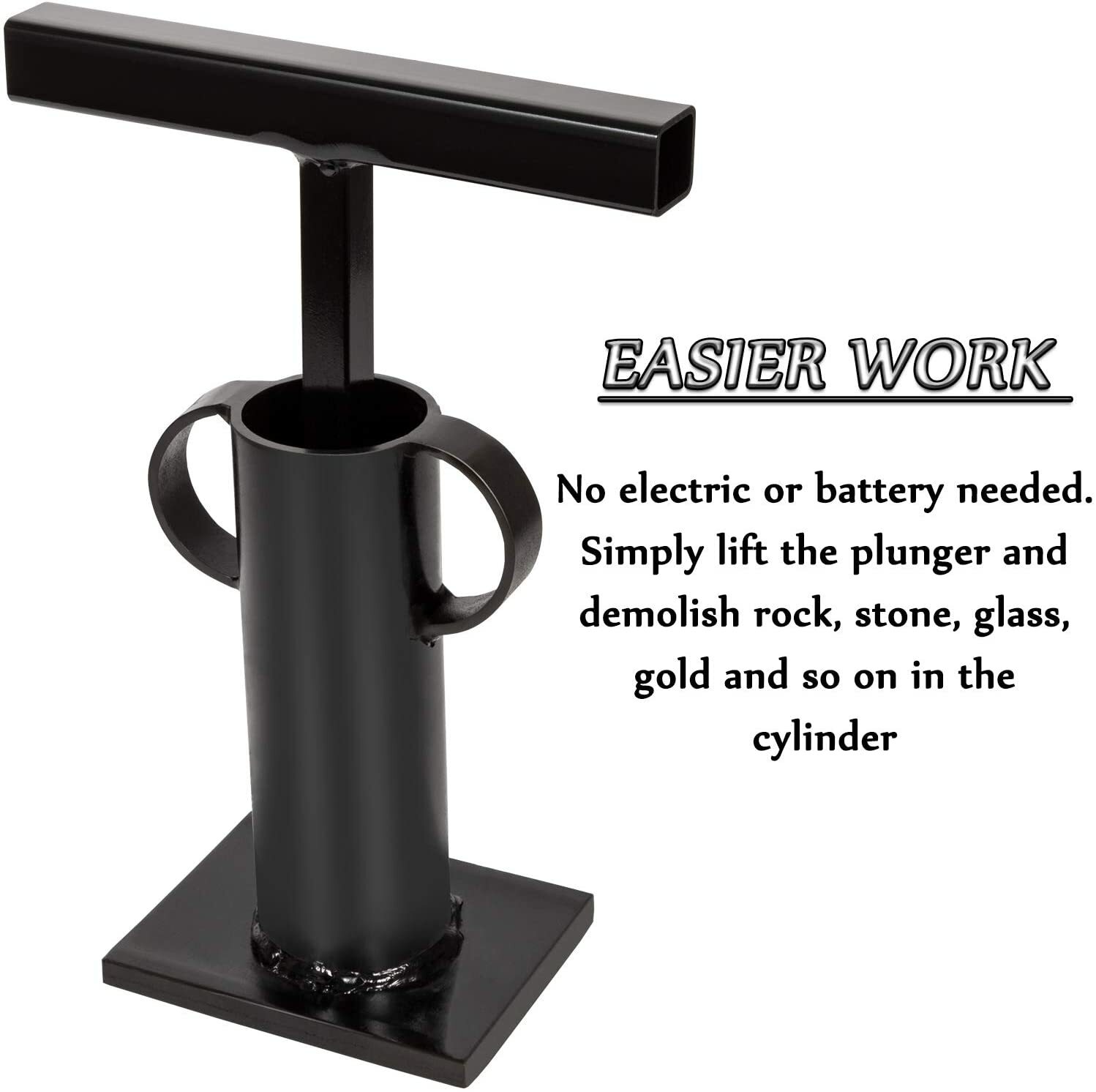 Rock Crusher Frit Maker Glass Breaker Ore Crusher Gold Panning Mining ...