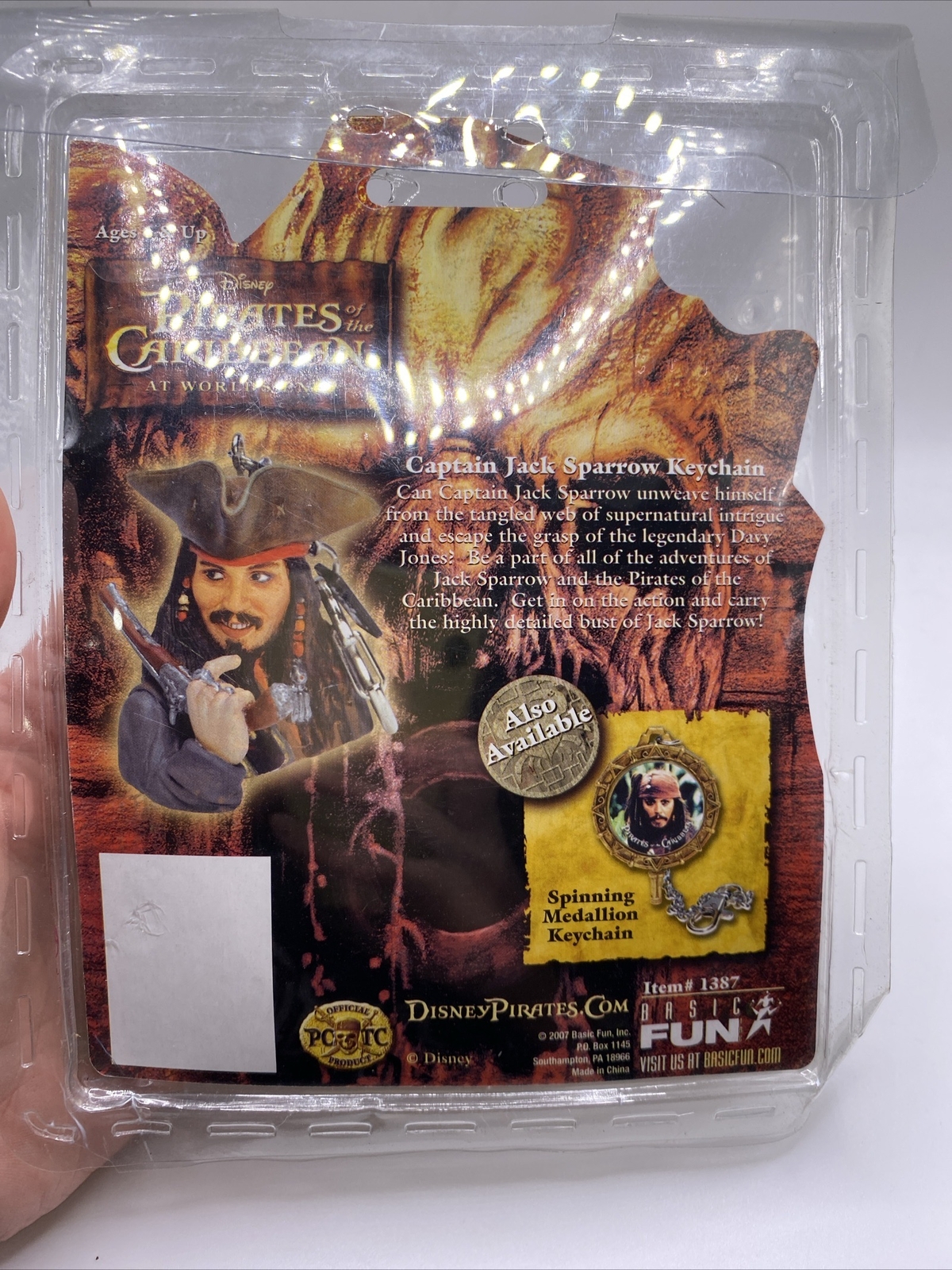 BASIC FUN DISNEY PIRATES OF THE CARIBBEAN CAPTAIN JACK SPARROW ...