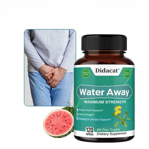 Water Away Herbal Diuretic Caps High Strength - Fluid Retention 120 ...