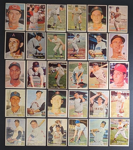 1957 Topps Baseball Starter Set 30 Cards | eBay