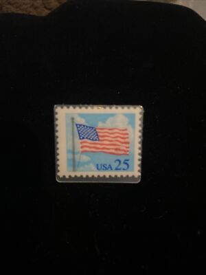 USA 25 Stamp Enamel Lapel Pin USPS | eBay