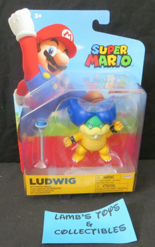 Ludwig Koopa with Magic Wand Super Mario 4" World of Nintendo Action ...