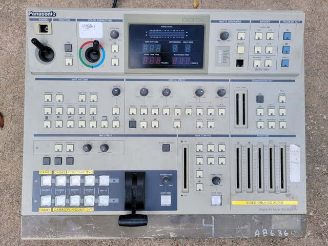 Vintage Panasonic Wj-mx50 Professional Digital AV Audio Video Mixer ...
