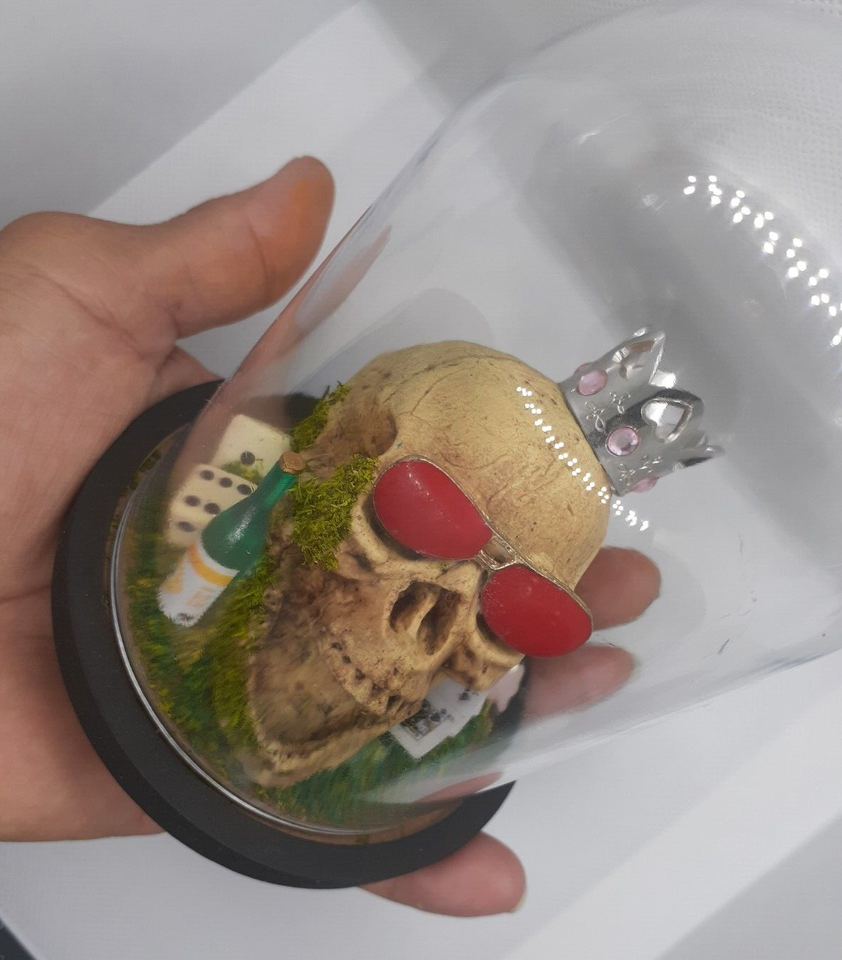 Gambler's Lucky Skull/ Hand Made By Bronx Artist Sculptor OOAK | eBay