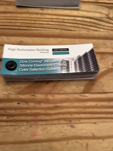 Dow Corning AllGuard Silicon Elastomeric Coating Color Selection Guide ...