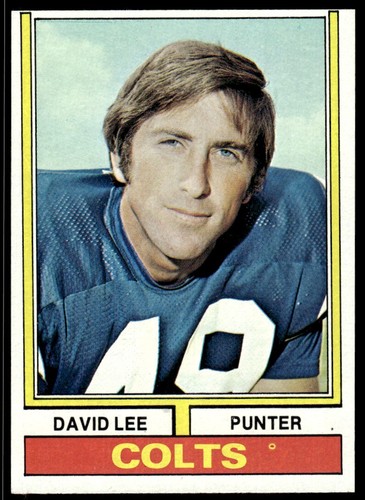 1974 TOPPS DAVID LEE B BALTIMORE COLTS #17 | eBay