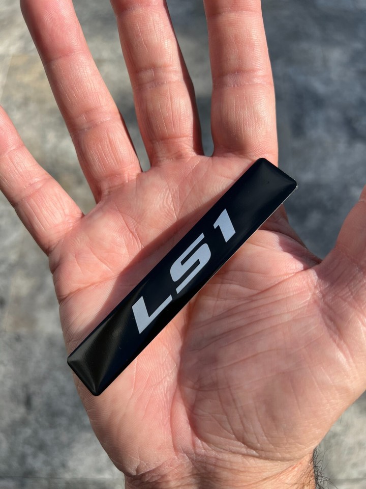 2 Fender Badge Aluminum Emblems Console For Chevy LS1 Camaro Swap ...