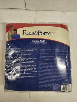 New Quilt Design Wall Fons & Porter Flannel 2" Grid lines 60"x72" E6 | eBay