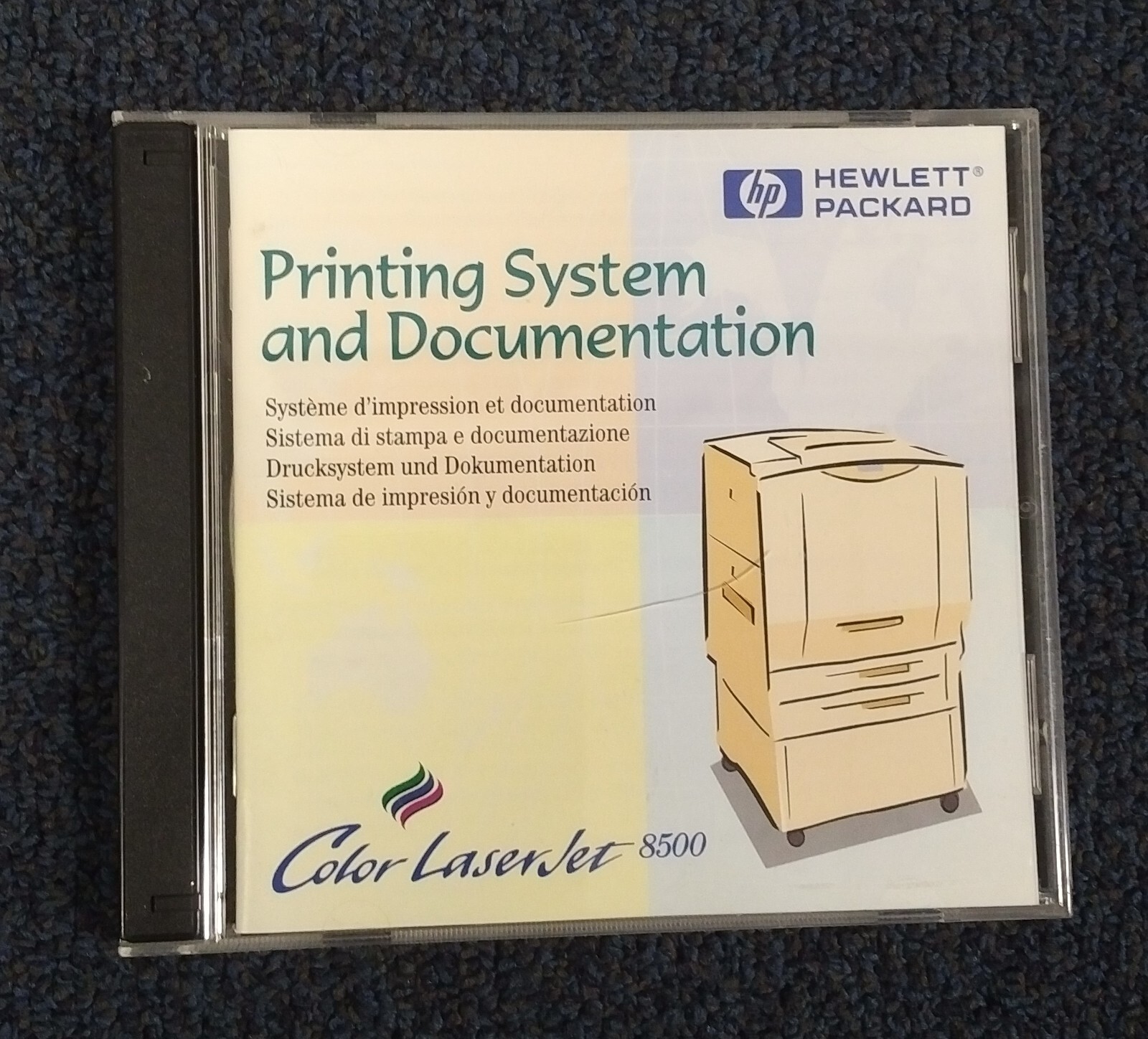 VINTAGE HP Color LaserJet 8500 Printing System & Doc + Color Prod Kit ...