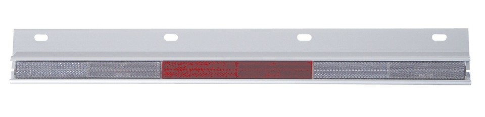 Conspicuity Reflector Plate f/ Straight Mud Flap Hanger - Aluminum ...