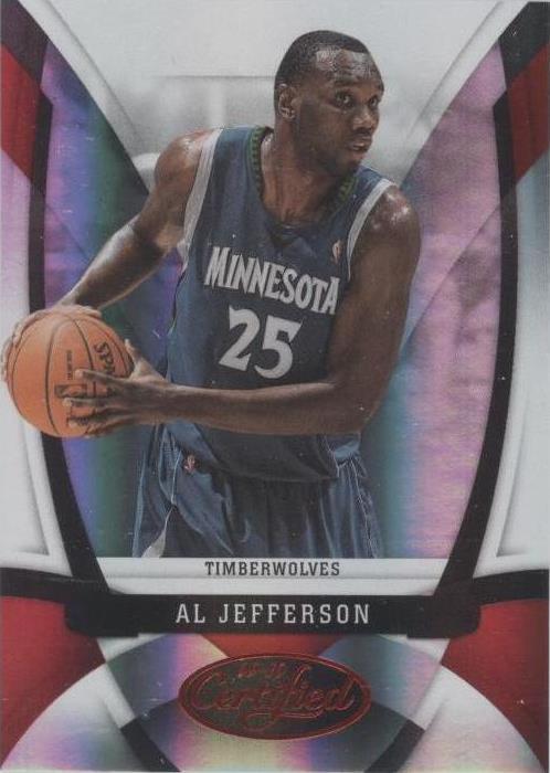 2009-10 Panini Certified - Al Jefferson #33 Mirror Red /250 for sale ...
