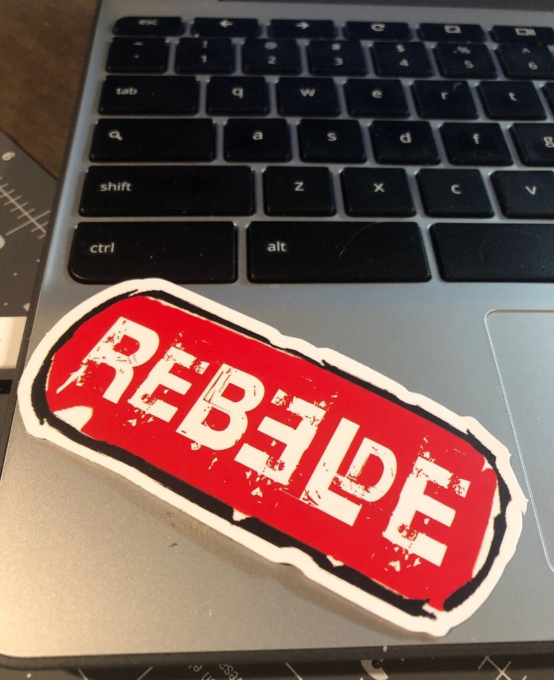 Rebelde Adult Humor Skateboard Laptop Guitar Decal Sticker B7D | eBay