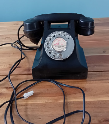 Vintage AEP Bakelite Telephone Westminster 3000 House of Lords Phone ...