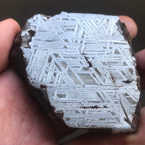 Natural Aletai Iron Meteorite 234.7 Grams Cut Slabs Etched Perfect ...
