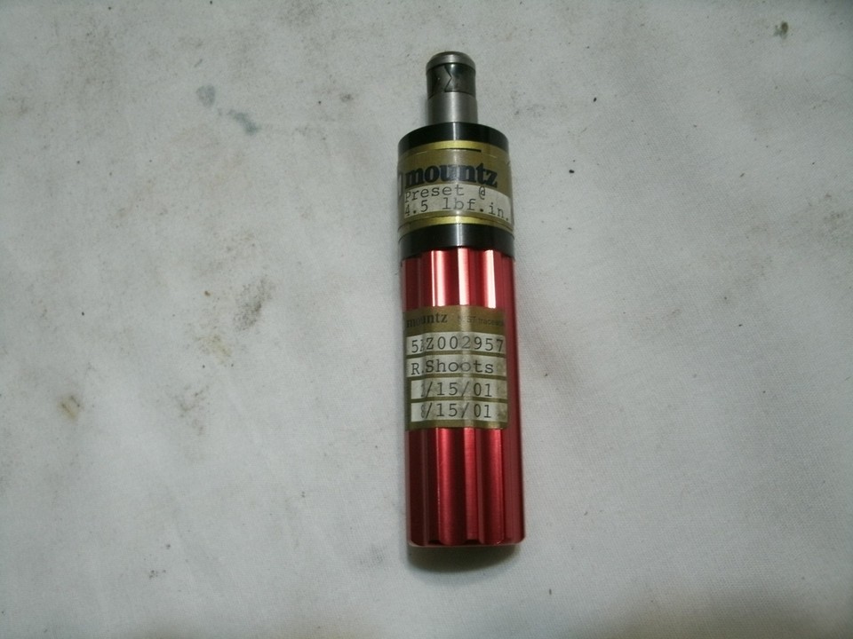 MOUNTZ TLS0135 TORQUE SCREWDRIVER 3.0 - 190 OZF.IN 1/4" HEX DRIVE 4.5 ...