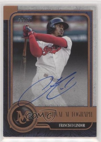 2019 Topps Museum Collection Archival Copper /50 Francisco Lindor #AA ...
