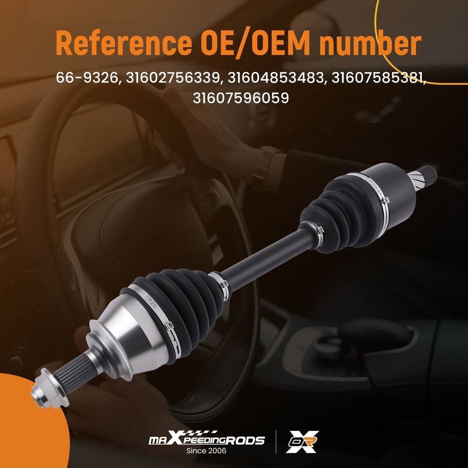 DRIVE SHAFT NEAR/SIDE FOR MINI COOPER S-D-CLUBMAN R56-R57-R58-R59 2006 ...