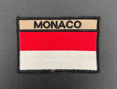 Monaco Flag Shoulder Patch Military Theatre Made Patch OIF OEF | eBay