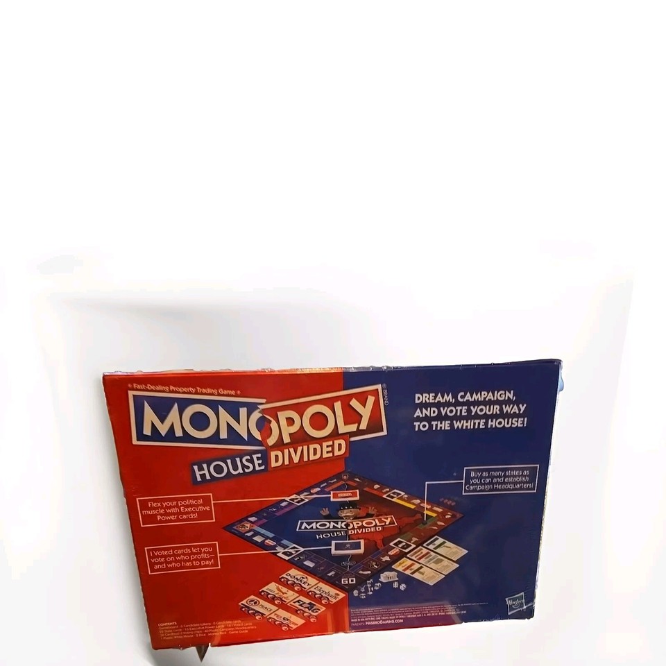 Monopoly House Divided Game Stop Now You Can Have D White House NeW | eBay