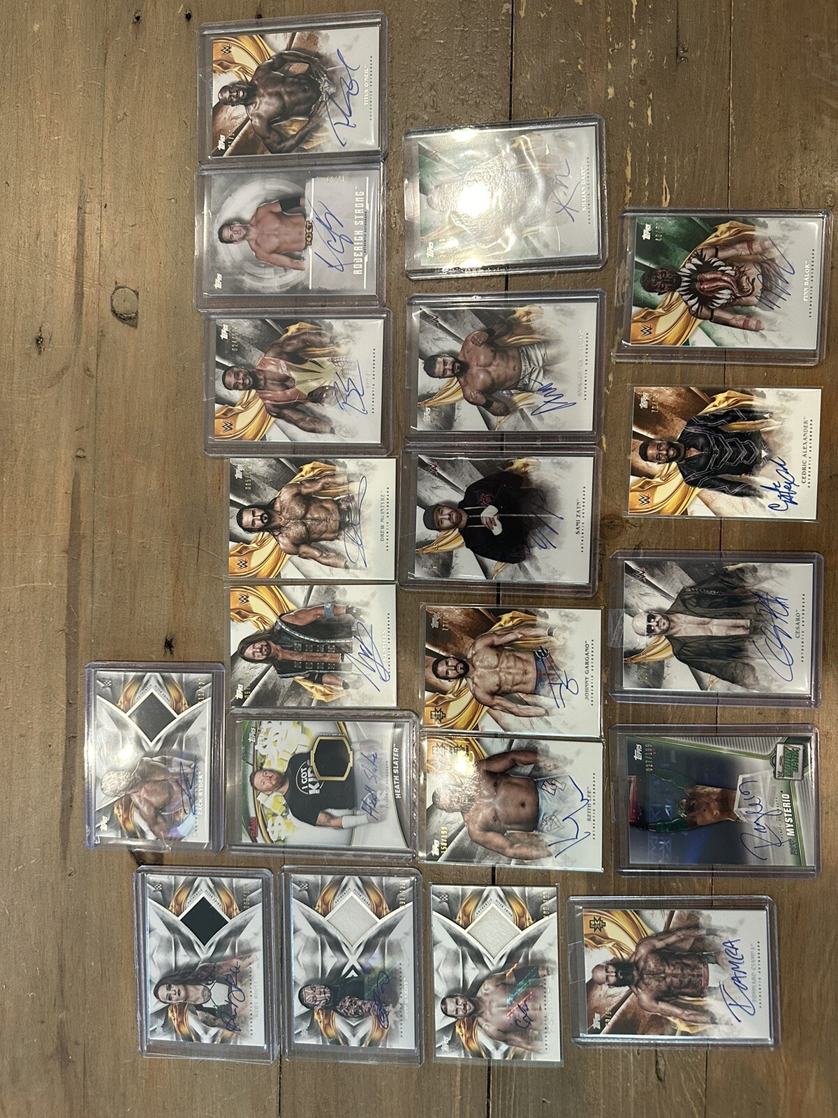 WWE Auto Card Lot Of 20, AJ, Drew, Rey, Sami, Jeff Hardy & More | eBay