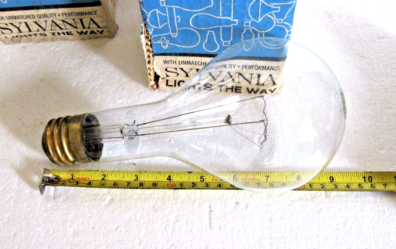 Sylvania 300W PS35 CLEAR LIGHT BULB LAMP LONG LIFE 130V Mogul E39 Base ...