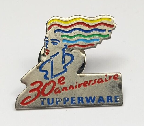 Pin's Pins Publicitaire Tupperware 30 ème Anniversaire France Vintage ...
