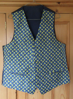 mens The Simpsons waistcoat size M (chest 38-40) - suit Christmas party ...