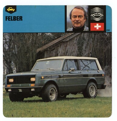 Felber - Bodywork Design Edito Service SA Auto Rally Card | eBay